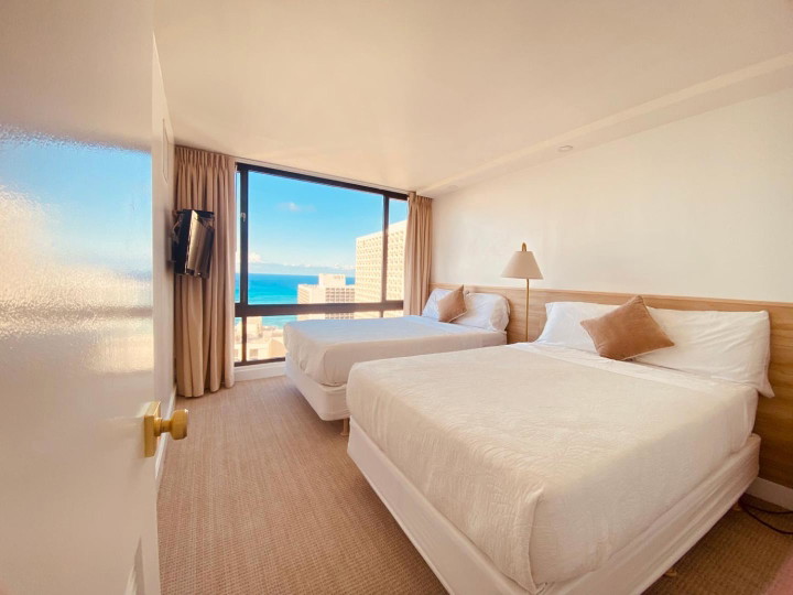 Newly Renovated Luxury, Modern Style Waikiki Sunset Hotel Ocean View Freeparking - Hawaï