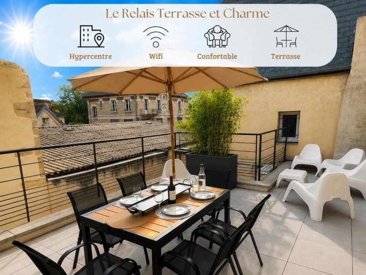 Le Relais Terrace And Charm Of Paray 10 Personnes - Bourgogne-Franche-Comté