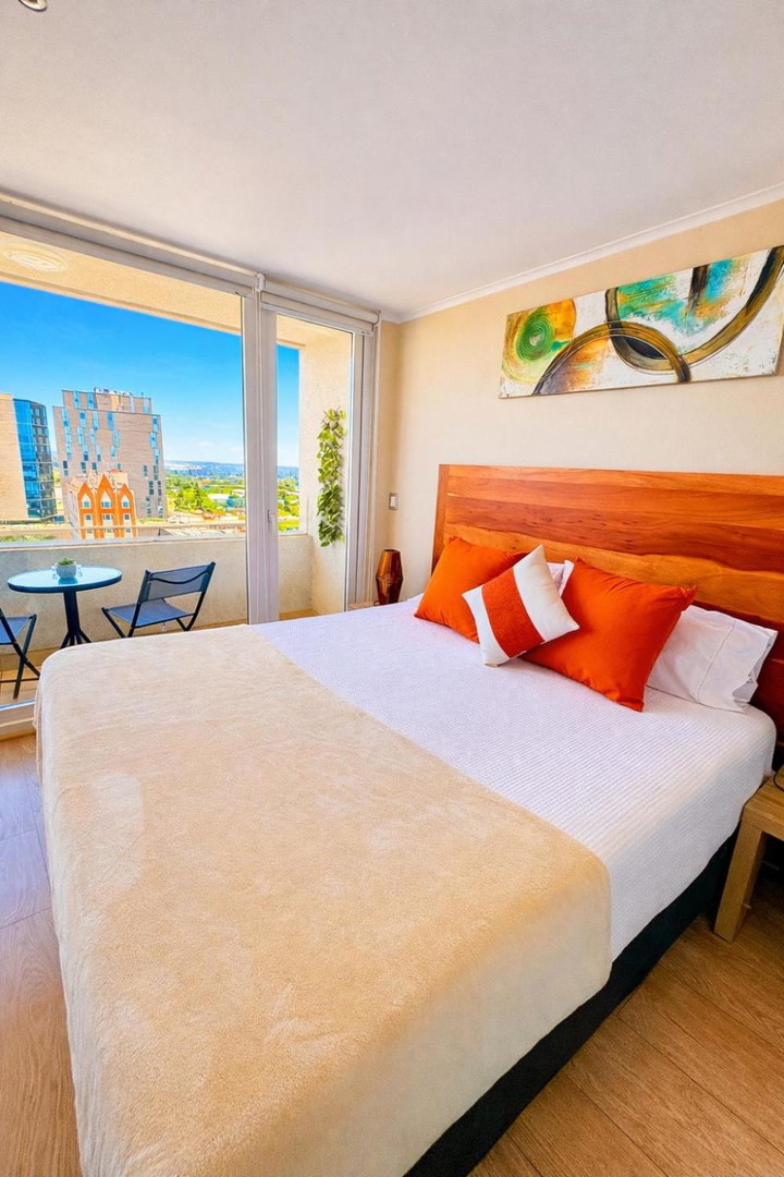 Departamento Acogedor Y Tranquilo En Chillán Centro, Full Equipado, Ideal Para Descansar, Wifi Y Estacionamiento - Chillan