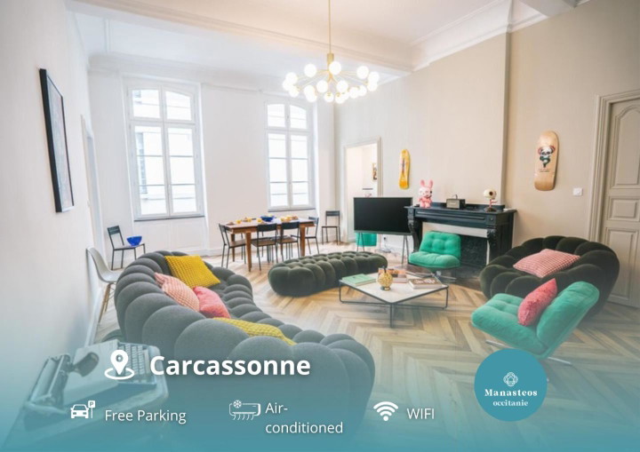Luxueux-climatisation-3 Chambres-2sdb-garage -Aj - Carcassonne