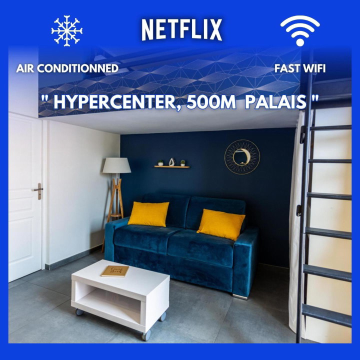 Relaxhome - Hypercentre - Clim - Netflix - Roquefort-les-Pins