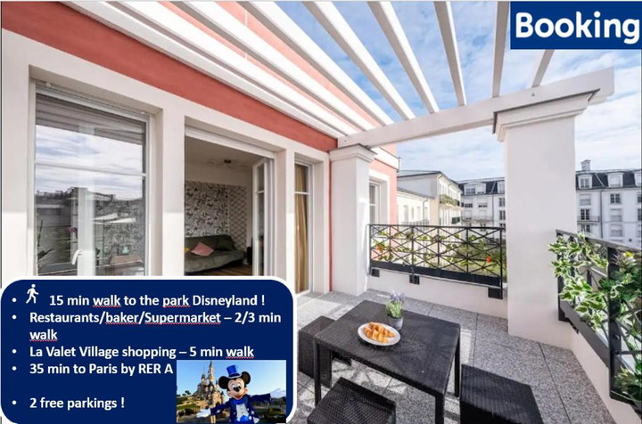 Disney At Home 3 Bed Rooms- Confort 90m2 - Best Location - Montévrain