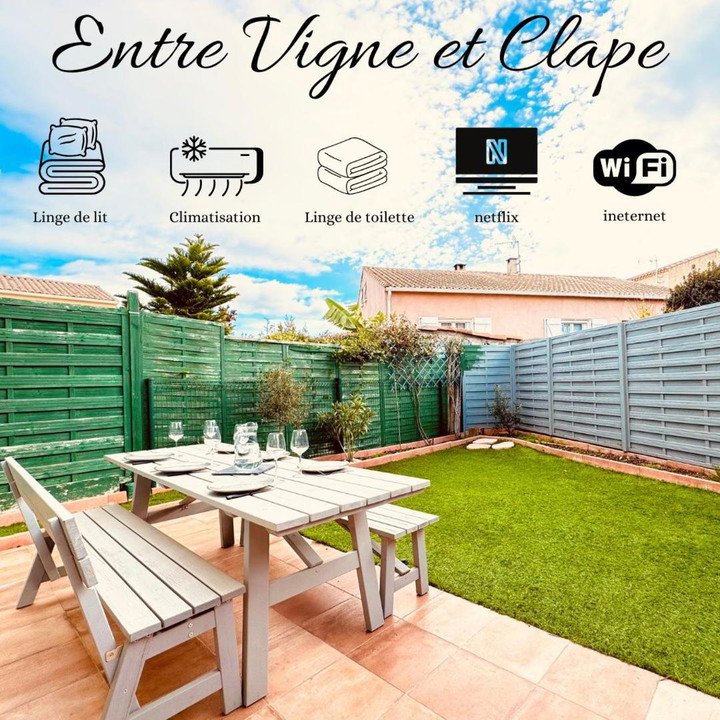 10min De La Mer Maison 6 Personnes Avec Climatisation Jardin - Saint-Pierre-la-Mer