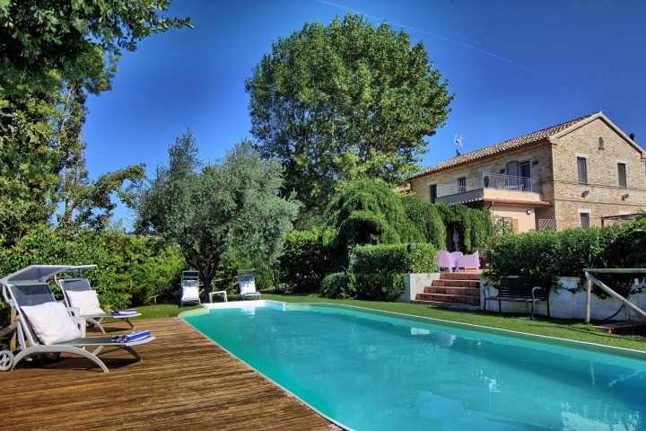 Casa Della Musica - Elegante Villa Storica In Natura Con Giardino E Piscina Con 4 Camere E 6 Bagni - Senigallia