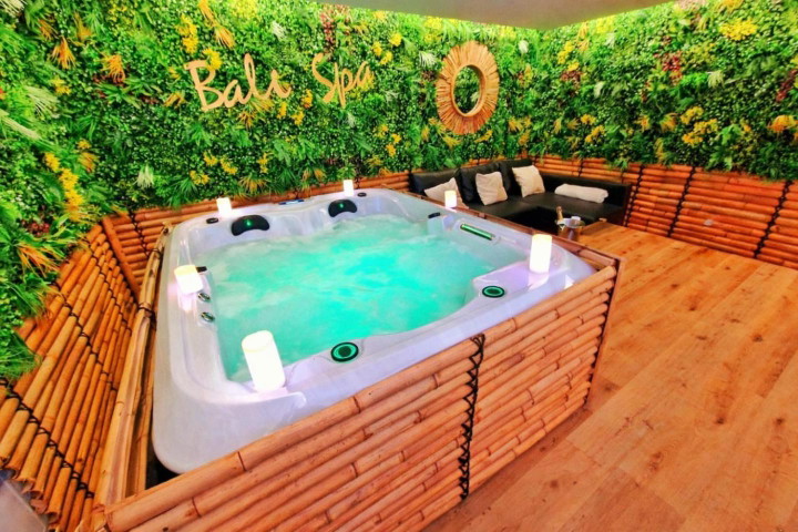 Bali Spa-4 Pers-jacuzzi-parking-jardin-clim-colmar - Biesheim