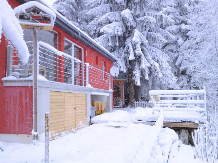 Ski Und Wanderurlaub Im Wald Ferienhaus Adlerblick - Germany