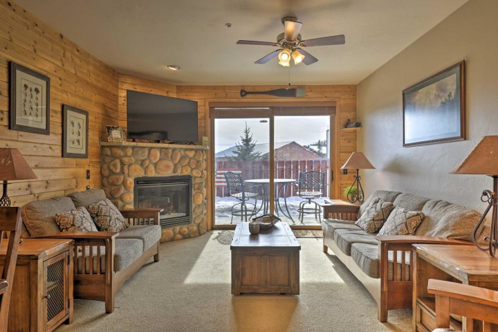 Mountainside Grand Lake Condo W/ Patio! - Grand Lake, CO
