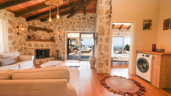 Likya House - Deniz Ve Doğa Manzaralı, Havuzlu - Kalkan