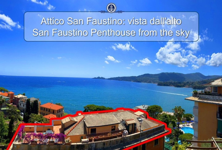 Welcome Riviera - Attico San Faustino 165 Mq Più 110 Mq Di Terrazza- In Villa 700 ,Vista Mare Strepitosa-100 M Dalla Spiaggia-parking Esclusivo - Portofino