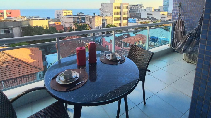 Apartamento Barra Sky Vista Mar - Barra