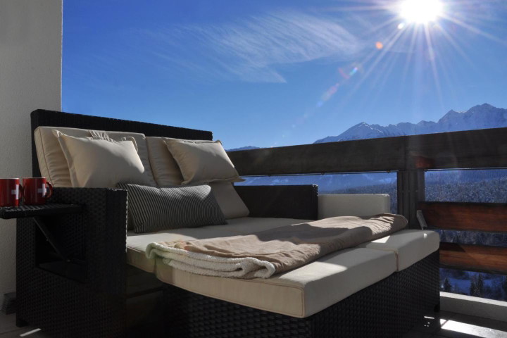 Crap Da Flem - 3.5 Zimmer Ferienwohnung Am Sonnenhang Von Flims - Laax