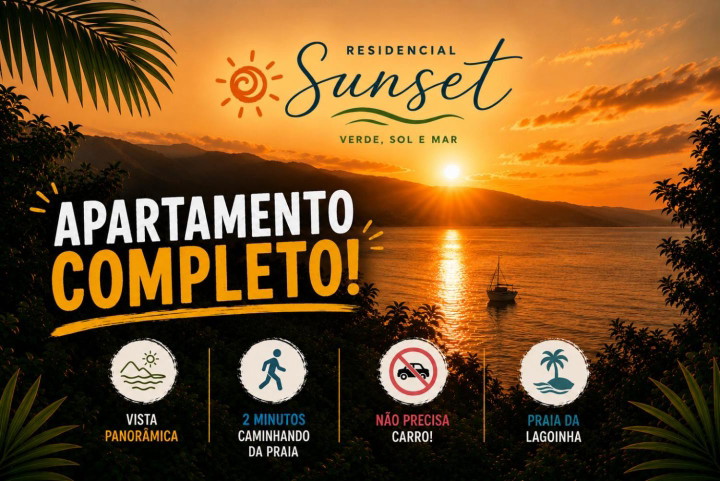 Residencial Sunset - Praia Da Lagoinha Com Vista Para O Mar - Bombinhas