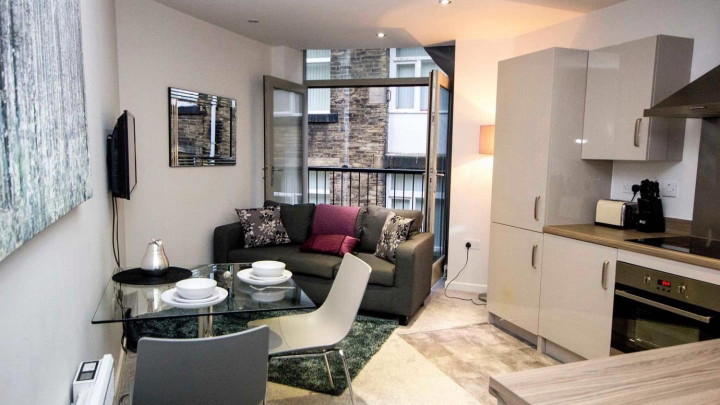 Stayzo Modern Studio Apartment 1 In Bradford City - Keighley