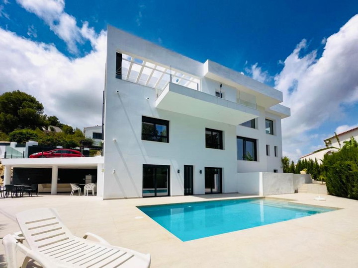Calpe Villa Lujo Playa Piscina Jardin Barbacoa Ideal Familias Y Grupos - Bonaire