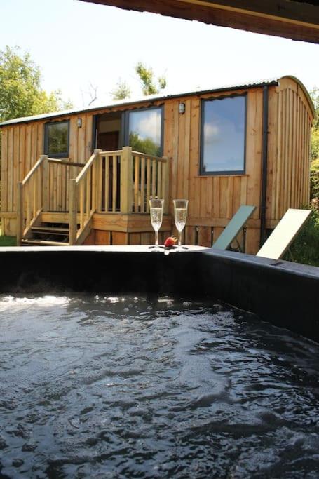 Pembrokeshire Shepherd Hut With Hottub - Fishguard