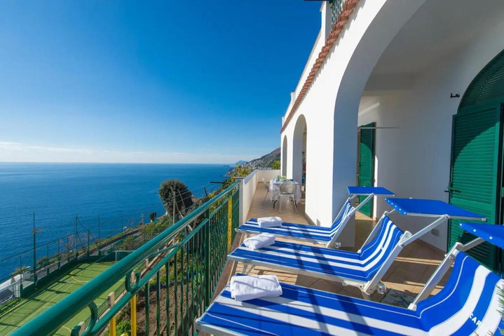 Casa Raffaele, Terrace With Solarium And Sea View - Amalfi