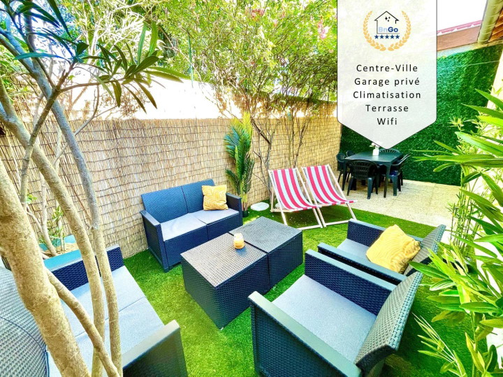 Bngo I Maison Terracotta I Jardin, Garage, 3 Chambres, 9 Personnes - Villeurbanne