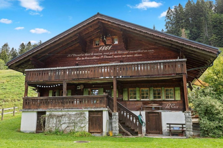 Appartement Familial Dans Un Chalet Historique - Gryon