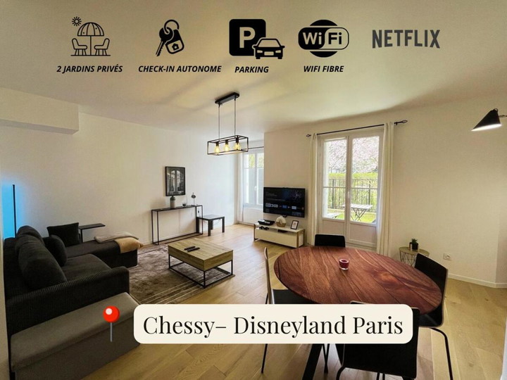 Appartement Près De Disneyland, Parking & Rer - Meaux