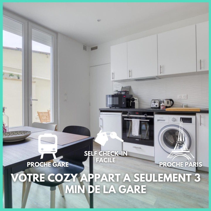 Cozy Appart 4 Proche Gare - Cozy Houses - Saclay