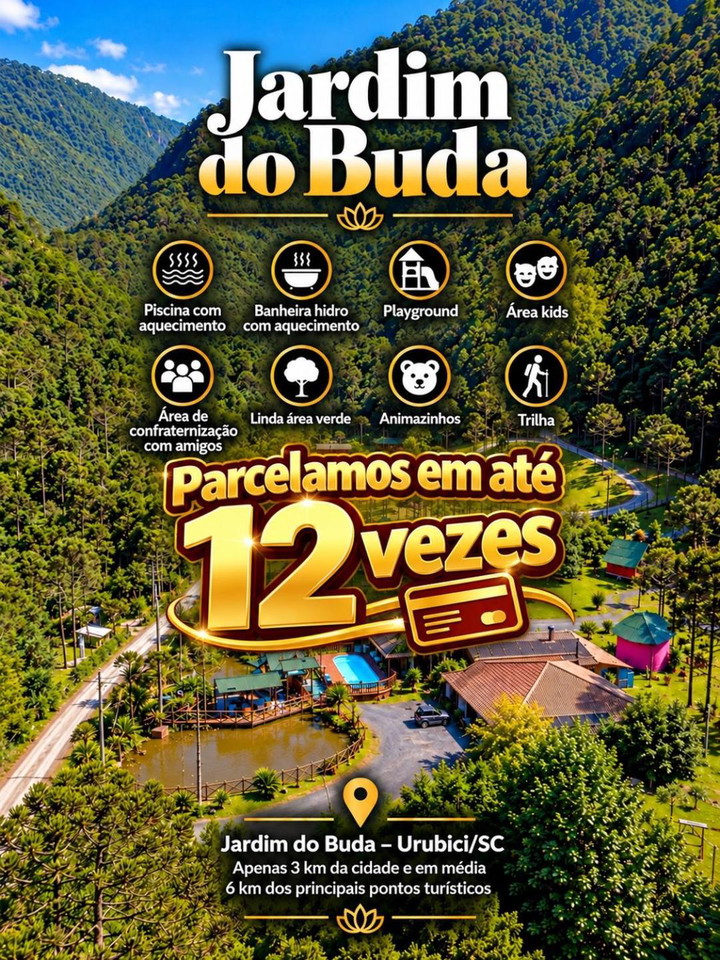 Pousada Jardim Do Buda Com Café E Piscina - Urubici