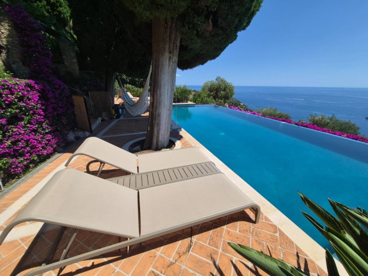 Villa La Meridienne-piscine-vue Mer-9 Pers - Sospel