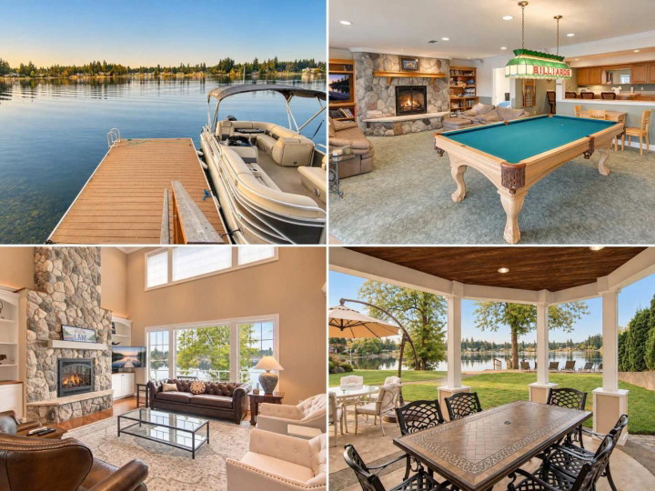 Island Lakefront - Game Room - Sleeps 15 - Shelton, WA