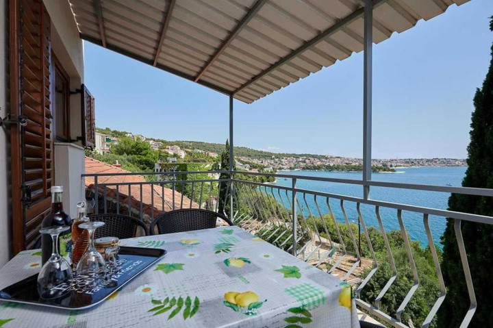Apartment In Trogir With Sea View, Balcony, Air Conditioning, W-lan 5055-1 - Trogir
