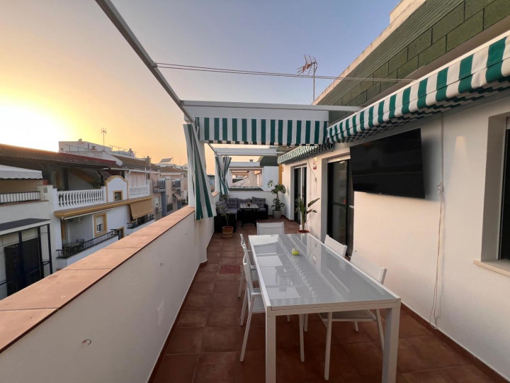 ÁTico De Lujo 140m2 Con Terraza En El Centro, Junto A La Playa, Restaurantes Y Chiringuitos En Punta Umbría - 10 Personas - Huelva
