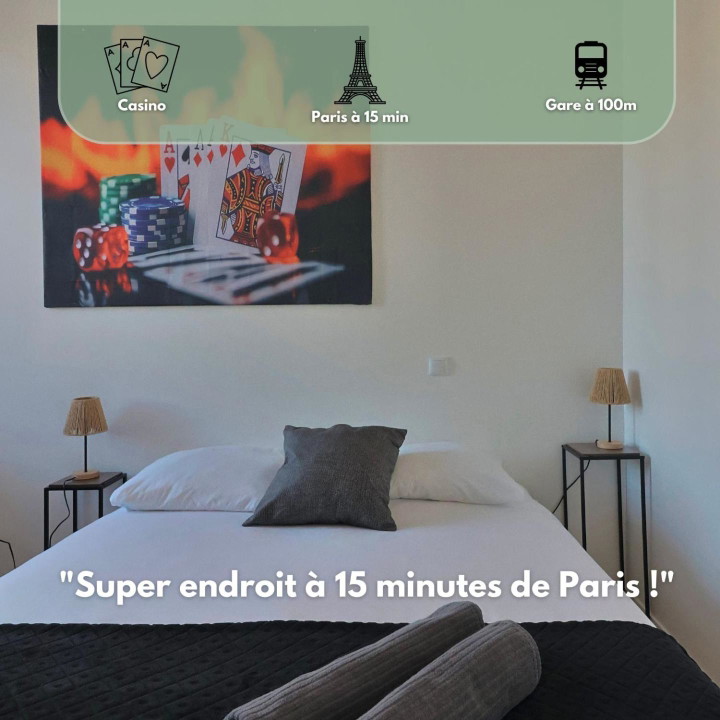 Sc5 - Studio Cosy - Enghien Gare - Lac Et Casino à Pied - Enghien-les-Bains