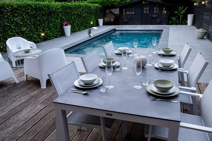Chez Sabine Et Eric Maison Pour 6 Personnes Avec Piscine Chauffée Et Jacuzzi Privé - Huy