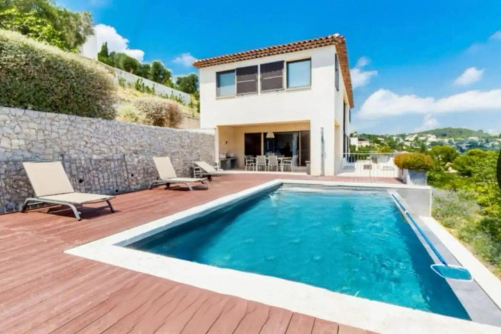 Villa Hélios - Panoramic Sea And City View - Ac - Swimming Pool - Luxury - Cannes