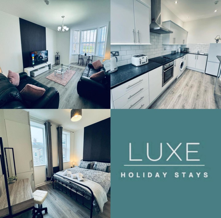 Spanish City View 1, Stylish Sea Front Apartment Free Onsite Parking - 사우스실즈