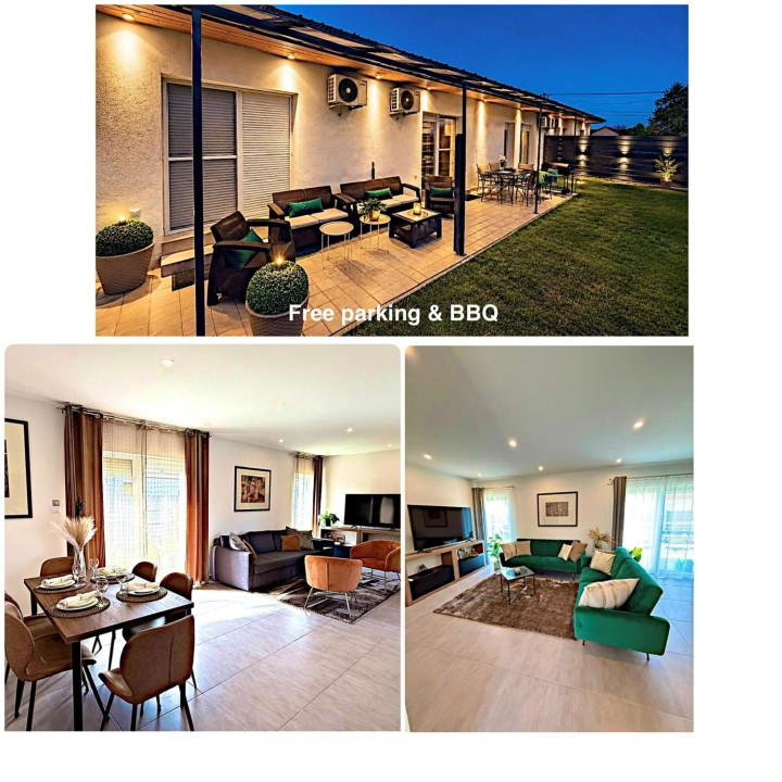 Local-lux Garden Residence-12guests-140m2-free Parking - Kecskemét