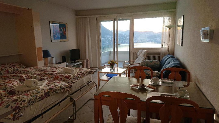 Flat With Amazing View Over The Gulf Of Lugano - Lugano