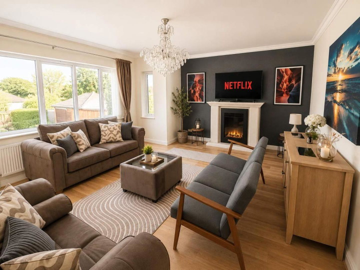 4br 3bath Home Free Parking & Private Garden - Nottingham