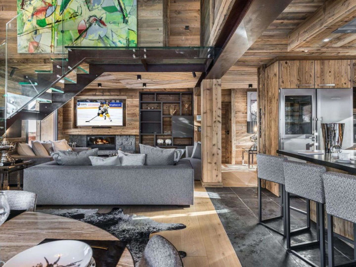 Chalet De Luxe Avec Jacuzzi, Salle Cinéma Et Piscine Au Centre De Megève - Fr-1-569-10 - Haute-Savoie