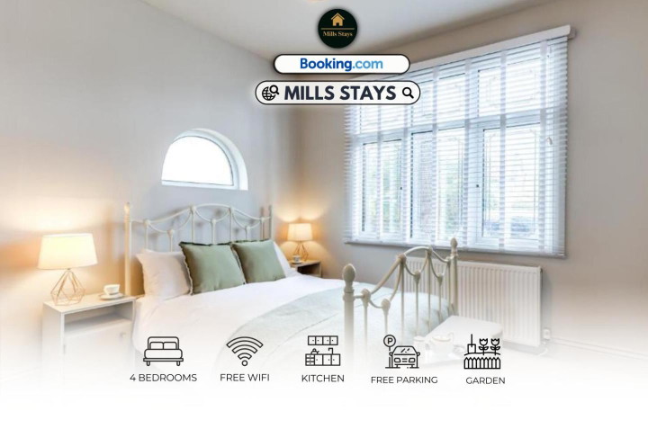 Spacious 4br House By Mills Stays Contractors Accommodation Wickford With Free Parking & Weekdays Offer - Southend-on-Sea