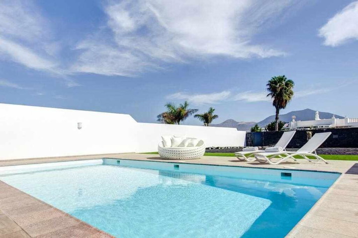 Homu Bianca Fantástica Villa Con Piscina Privada - Playa Blanca