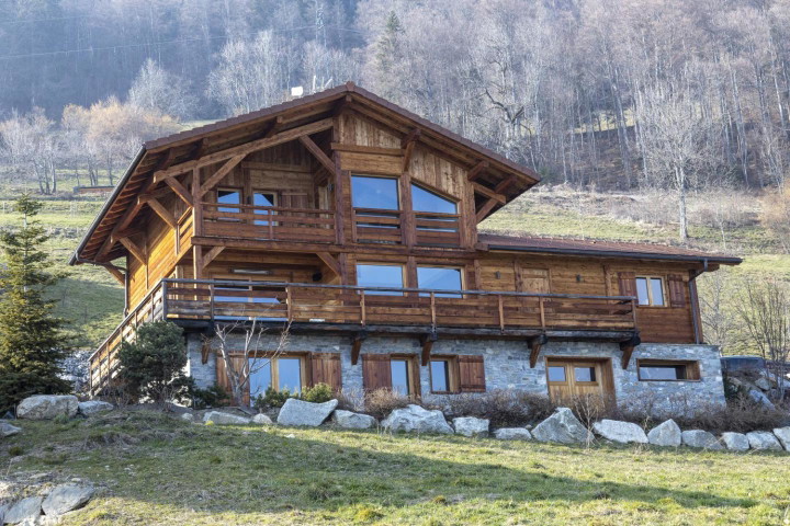 Chalet Face Au Mont Blanc Wellnes - La Giettaz