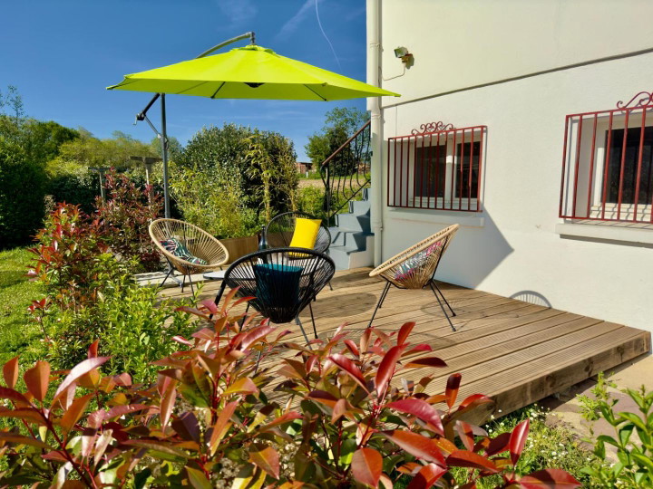 Appartement Cosy & Terrasse - Maison Des Chênes 64 - 巴約訥