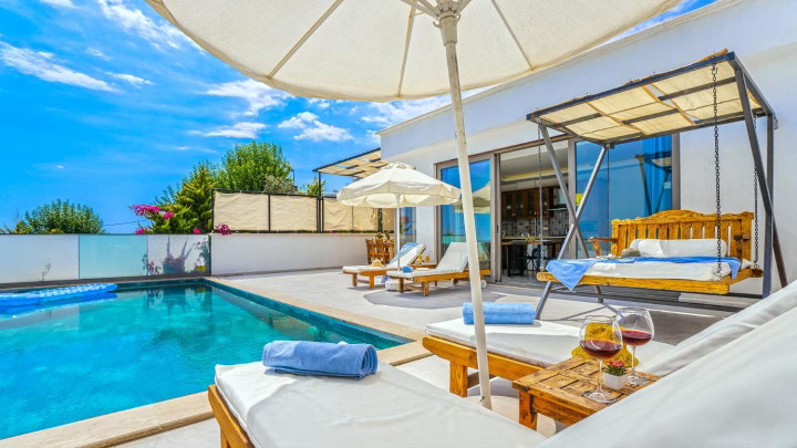 Secluded Sea-view Family Escape-villa Bella2 Sardunya - Kalkan