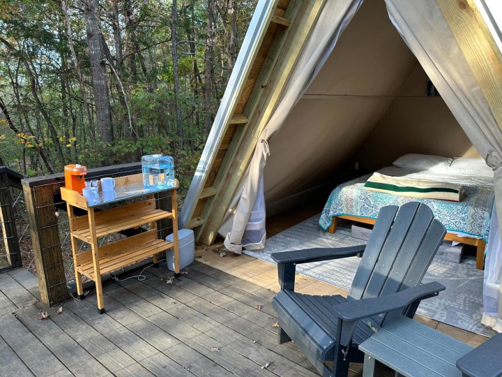 Bohamia - Cozy A-frame Glamp On 268 Acre Forest Retreat - Talladega, AL