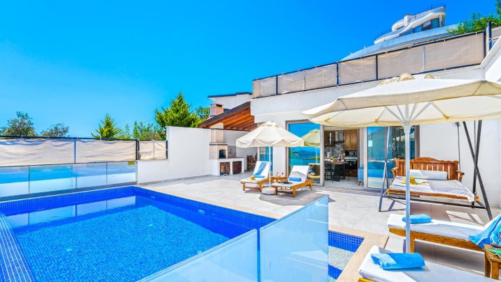 Secluded Sea-view Family Escape Villa Bella 3 Lale - Kalkan