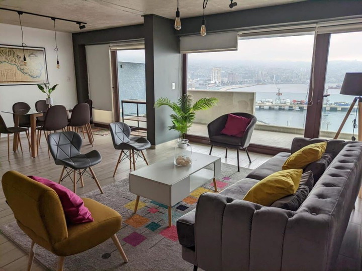 Hom I Vista Al Mar I Amplia Terraza I Parking - Valparaíso