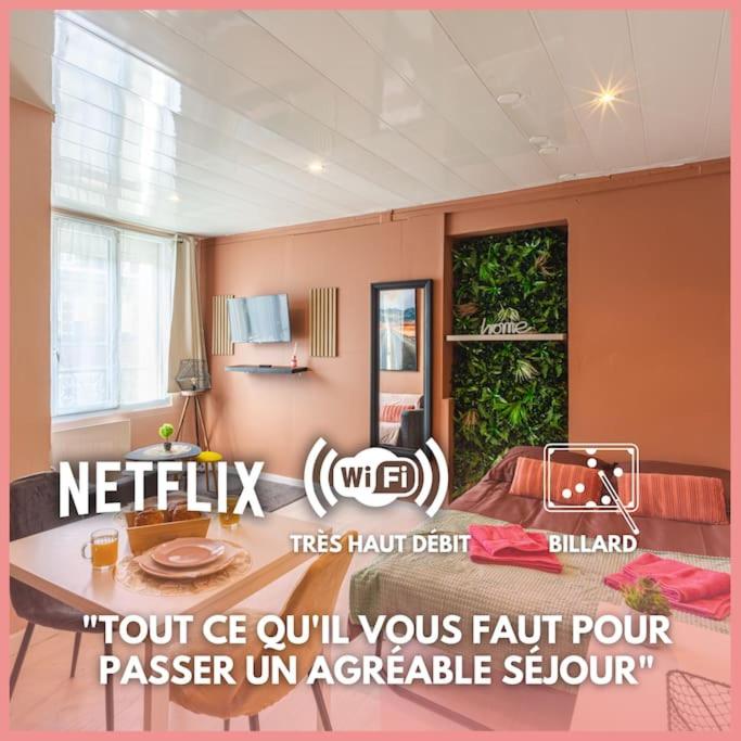 L'imperial - Netflix I Billard I Wifi I Centre-ville - Cosy & Confort & Design - Valenciennes