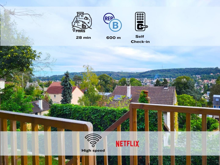Le Bellevue - Beaux Appartements Avec Vue Splendide - Saclay