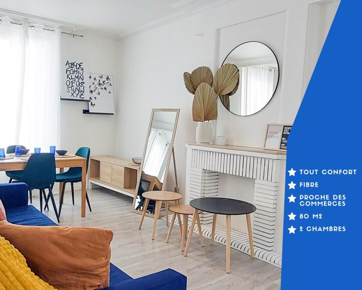 Artsmalt *Idéal Pro * Proche Commerces * 2 Chambres * Tout Confort - Montluçon