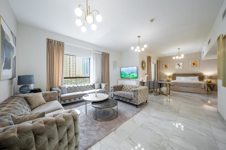 Luxury 120sqm 1br 5 Pools 2 Min To Jbr Beach - Dubai Marina