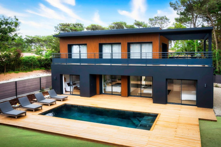 Villa Sunset 1 Prestigious Heated Swimming Pool Sea View For 8 People - Lacanau